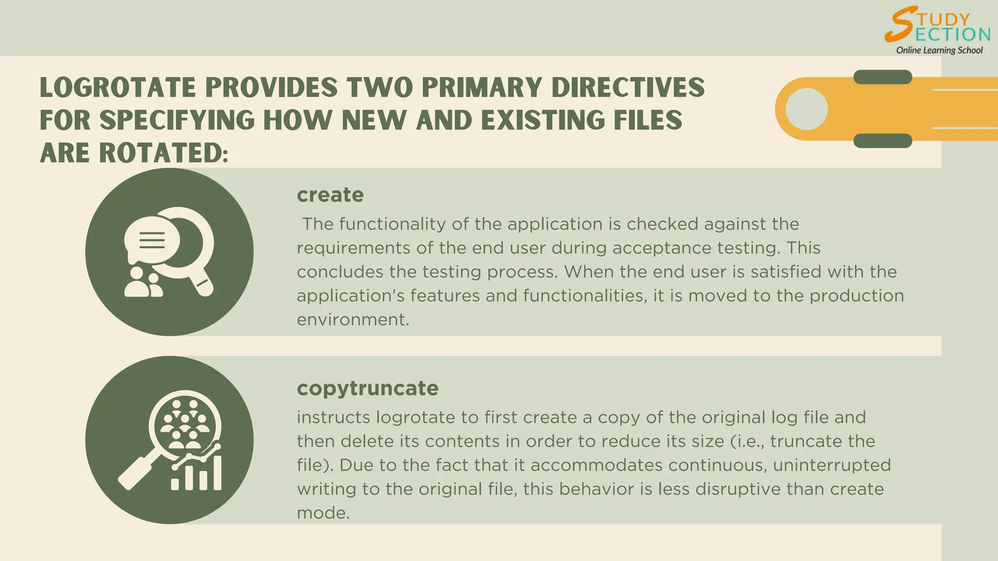 The Logrotate Utility Allows You To Rotate Your Logs Ppt