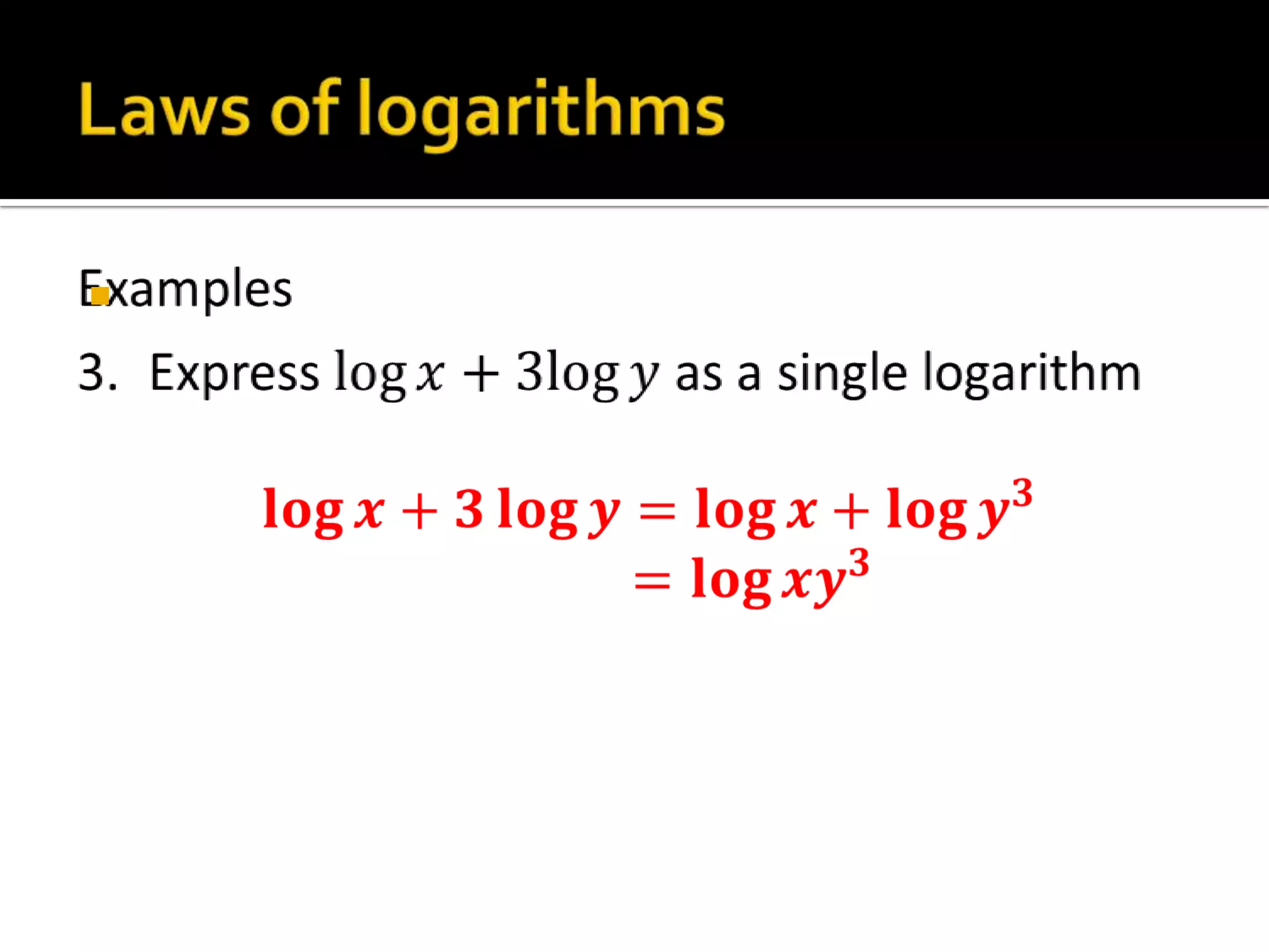 Logarithms | PPTX