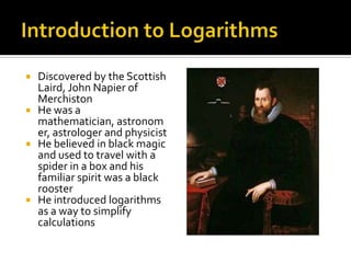 Logarithms | PPTX