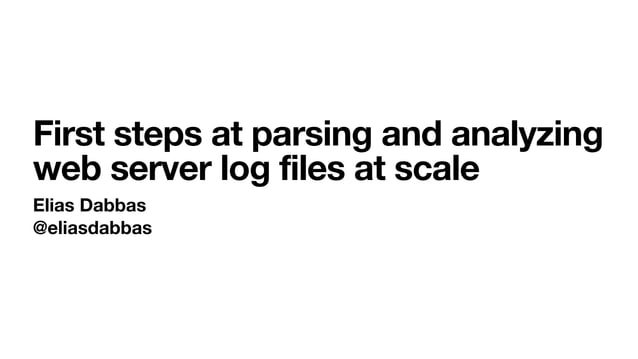 Log File Analysis Pdf
