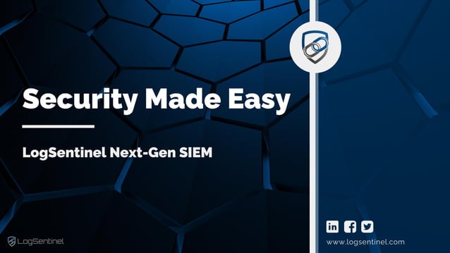 LogSentinel Next-Gen SIEM | PPT