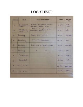 Log sheet | PDF