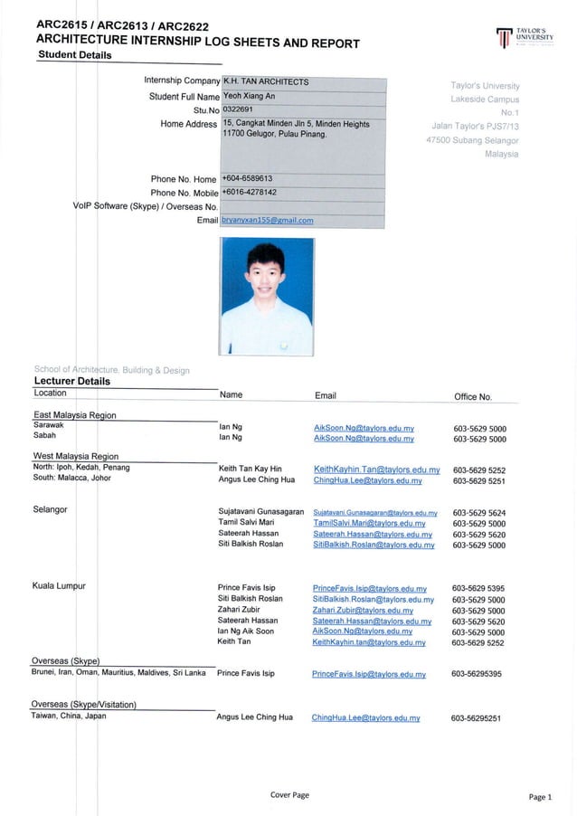 Intern Log sheet | PDF