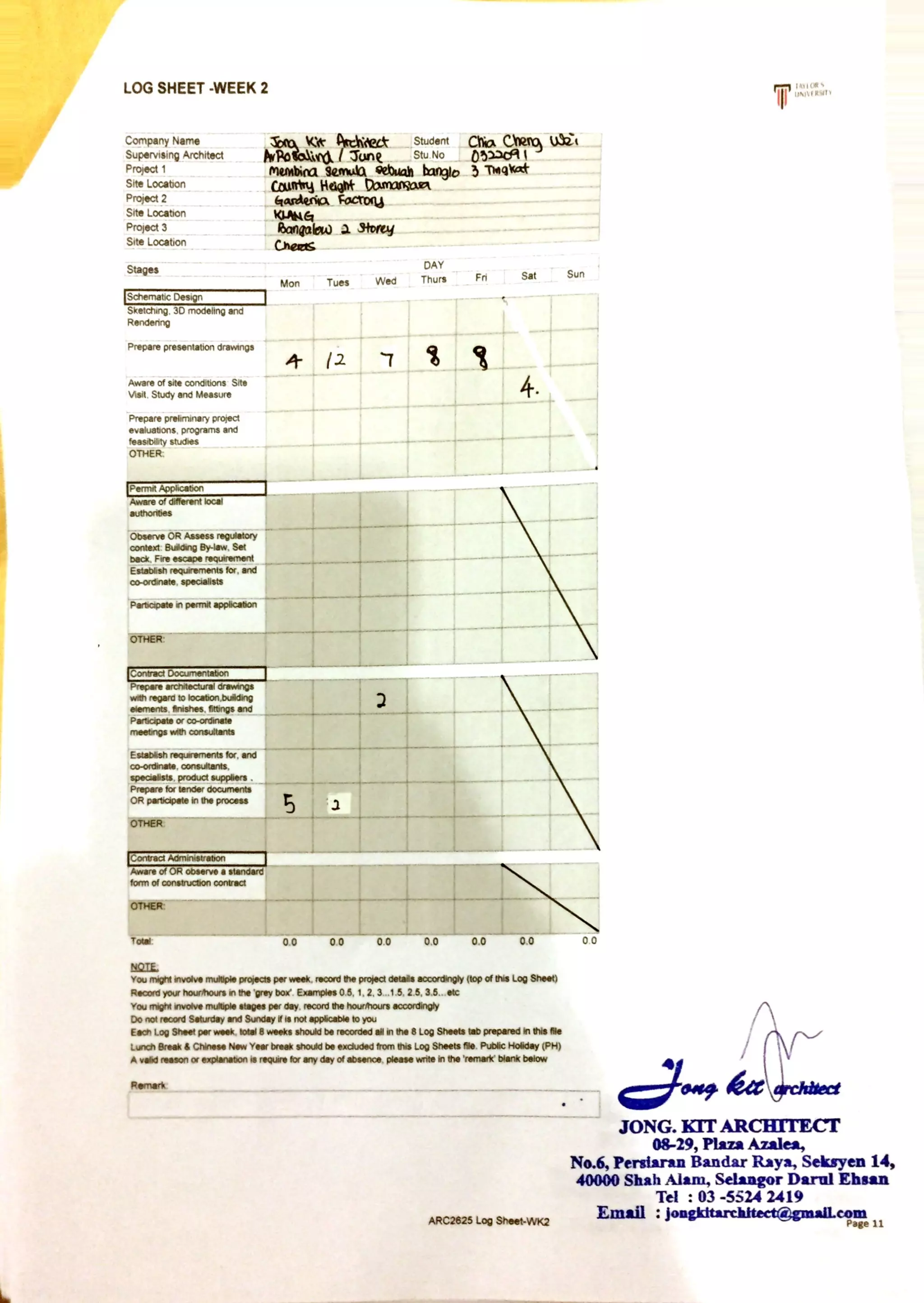 Log sheets | PDF