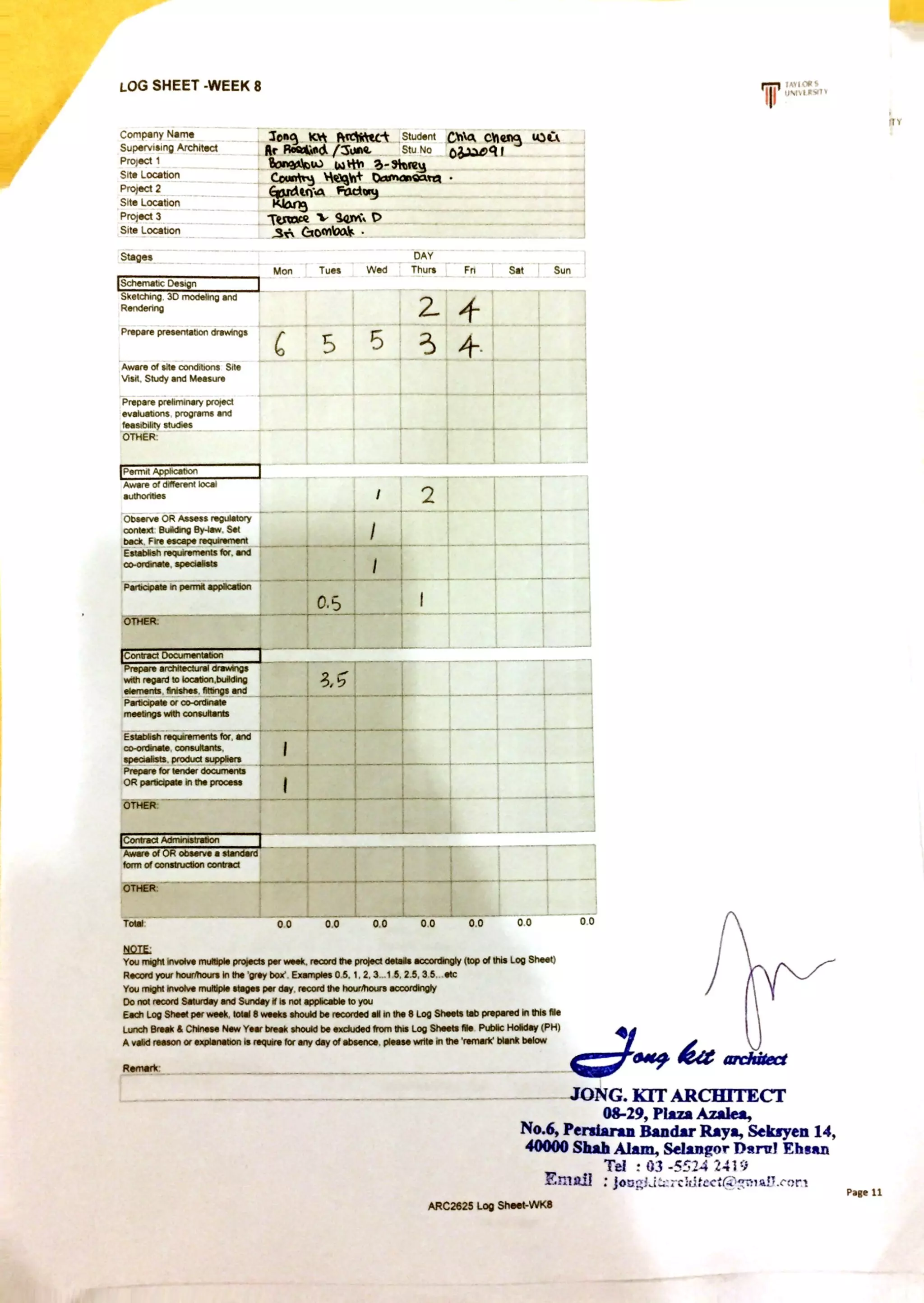 Log sheets | PDF