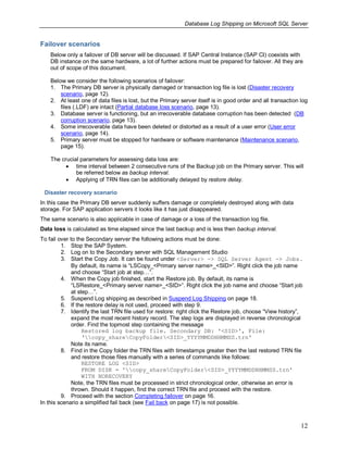 Log shippingbestpractices | PDF