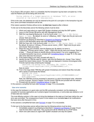 Log shippingbestpractices | PDF