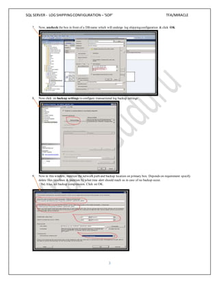 Log shipping pdf | PDF