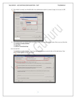 Log shipping pdf | PDF