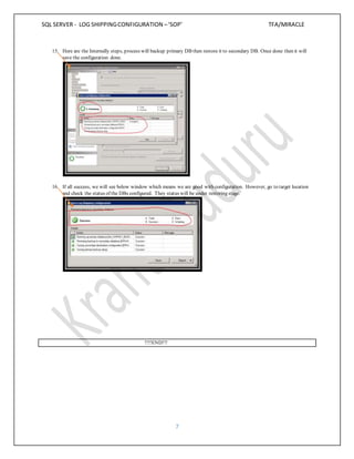 Log shipping pdf | PDF