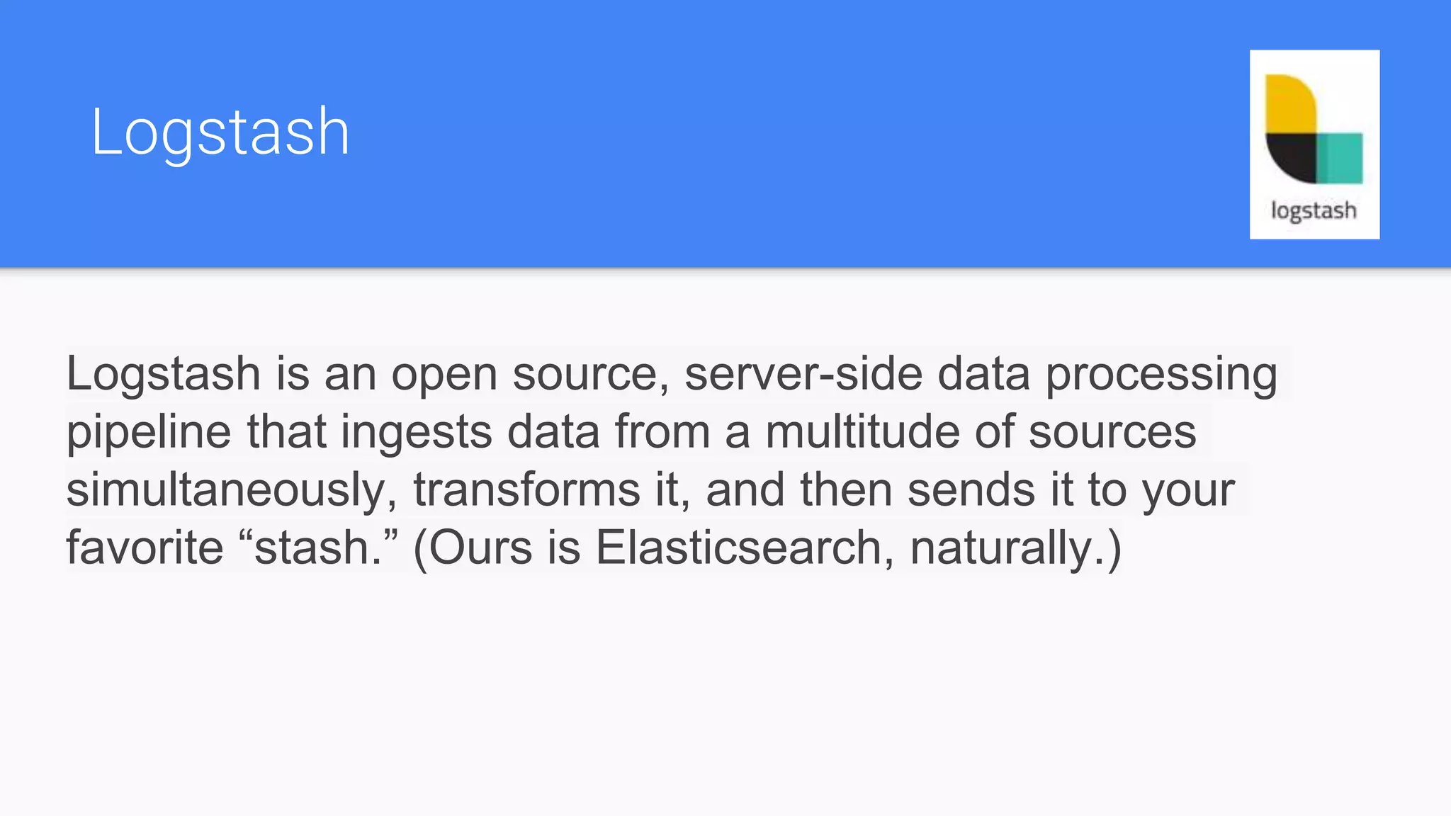 Logs, metrics and real time data analytics | PPTX