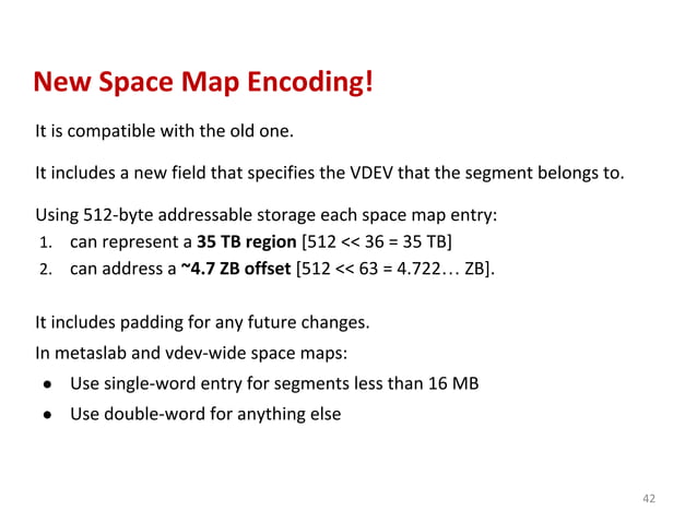 ZFS Log Spacemaps Project | PDF