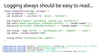 Logstage - zero-cost-tructured-logging | PDF