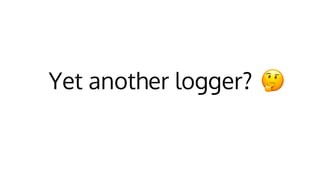 Logstage - zero-cost-tructured-logging | PDF