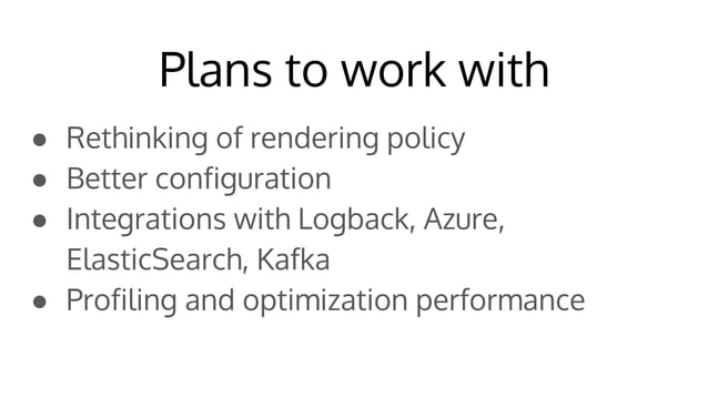 Log stage zero-cost structured logging | PPT