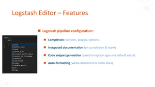 Logstash Editor: The vscode extension to boost your productivity! | PDF