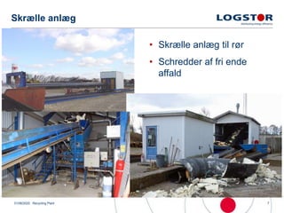 Tina Thomsen, Chemical support manager. Logstor | Kemisk genanvendelse af plast | PPT | Free ...