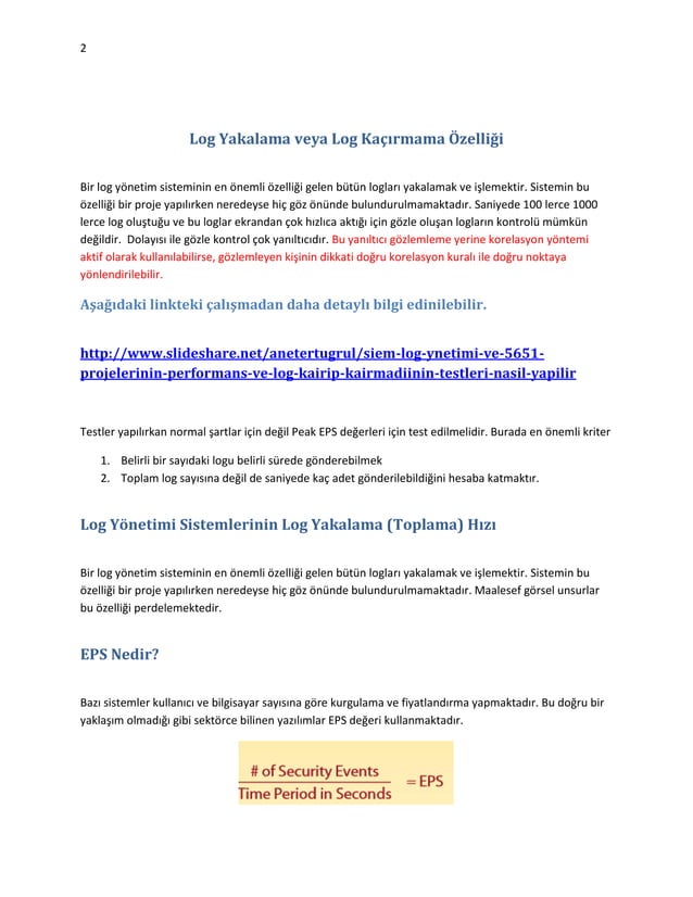 Log yonetimi | PDF