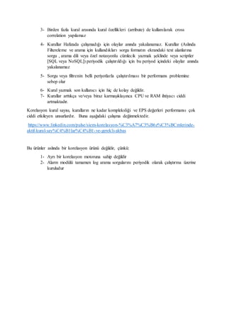 Log yonetimi korelasyon ve SIEM | DOCX