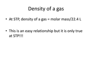 Loh ideal gas law | PPT | Chemistry | Science