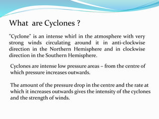 Cyclones and western disturbances By Lohit Saini | PPT