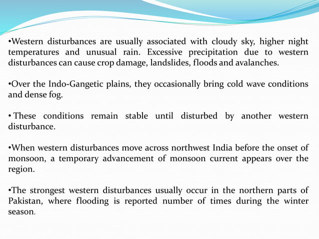 Cyclones and western disturbances By Lohit Saini | PPT | Geography ...