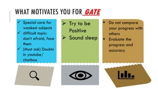GATE pattern and strategies for preparation | PPT