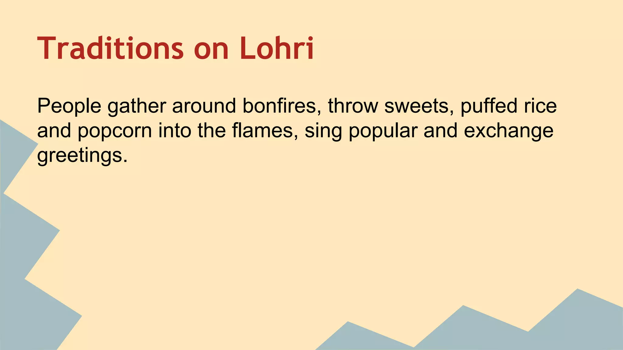 Lohri presentation | PPT