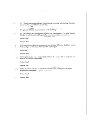 Loic sarton questions+examen+comportement+du+conso | PDF