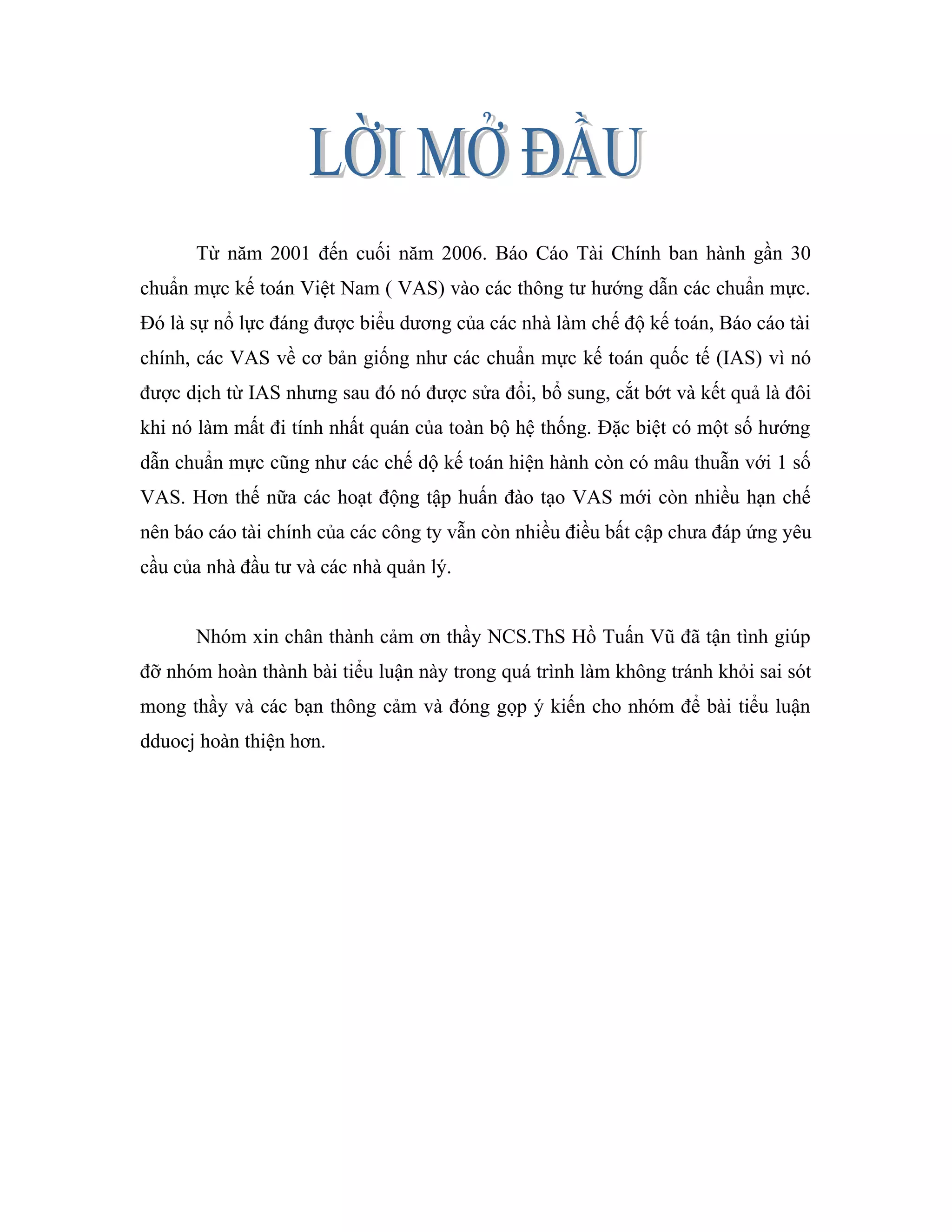 Loi mo dau | DOC