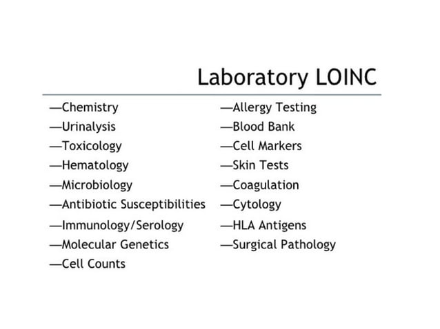 Logic observation identifiers names & codes | PPT