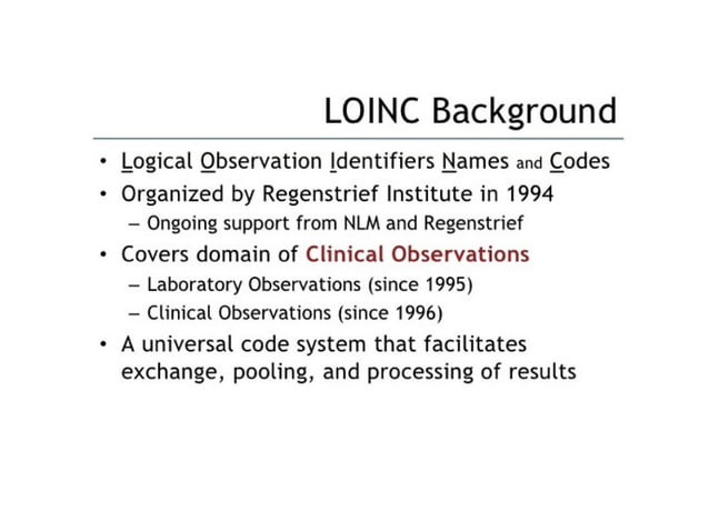 Logic observation identifiers names & codes | PPT