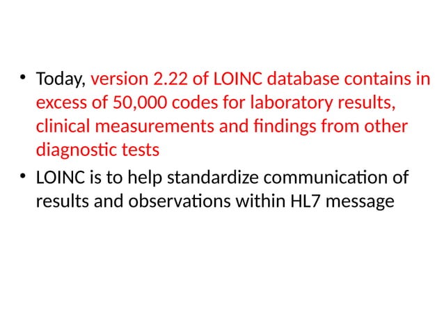 Logic observation identifiers names & codes | PPT