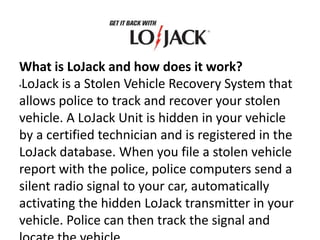 Lojack | PPTX