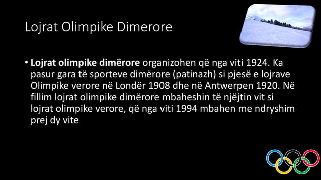 Lojrat olimpike | PDF