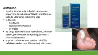 Lokalno liječenje dermatoza | PPSX