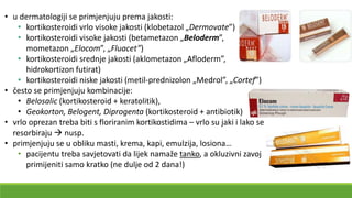 Lokalno liječenje dermatoza | PPSX