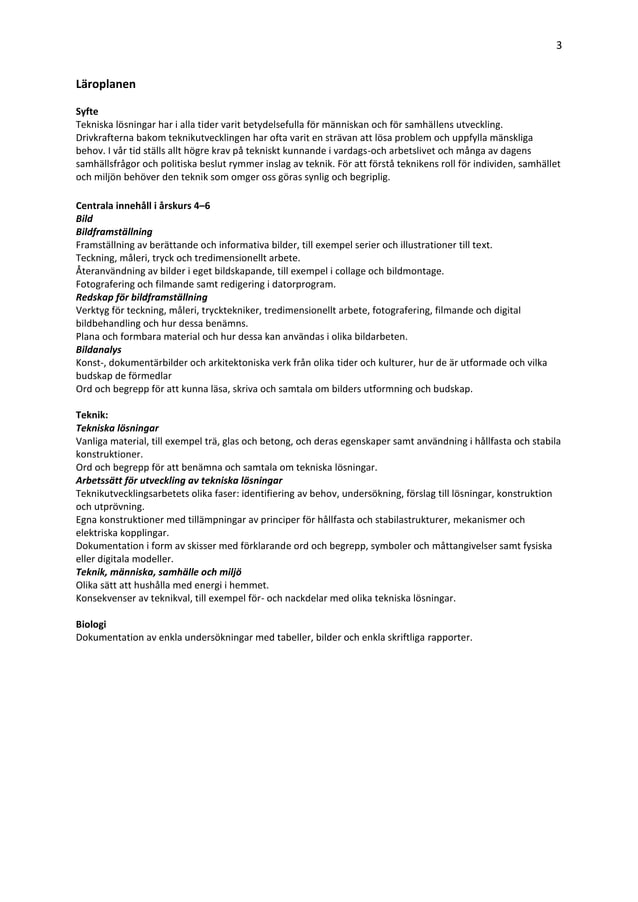 Lokal pedagogisk planering betong | PDF