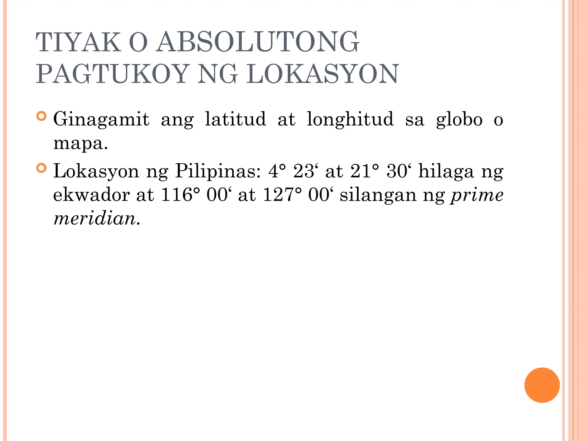 Lokasyon ng Pilipinas.ppat]pdcv mpoJVAdv; | PPT