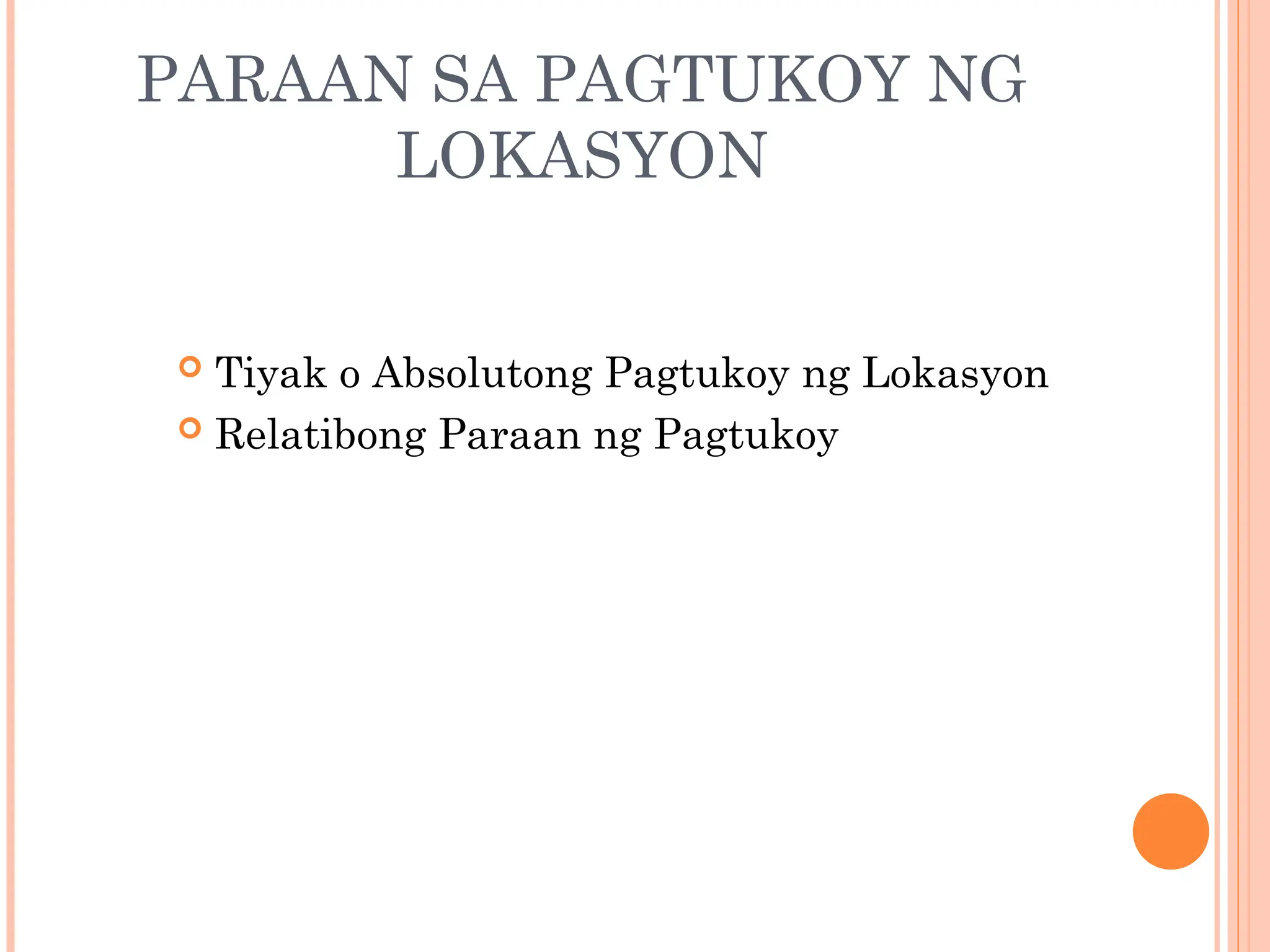 Lokasyon ng Pilipinas.ppt Tiyak o Absolutong sa Tiyak na lokasyon | PPT