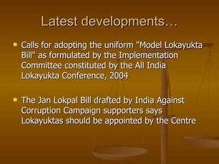 Lokayukta | PPT