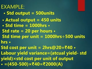 Labour EFFICIENCY VARIANCE | PPTX | Business Accounting & Finance ...