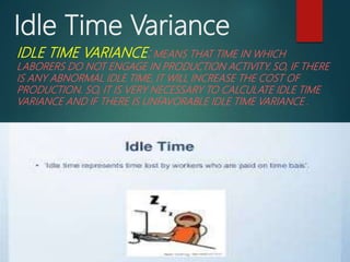 Labour EFFICIENCY VARIANCE | PPTX | Business Accounting & Finance ...