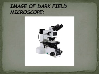 Dark field microscope | PPT