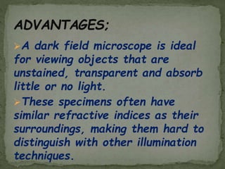 Dark field microscope | PPT