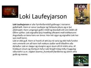 Loki agnes | PPT
