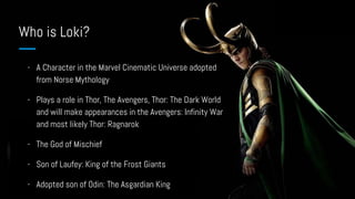 Loki character profile | PPTX