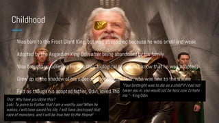 Loki character profile | PPTX
