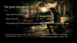Loki character profile | PPTX