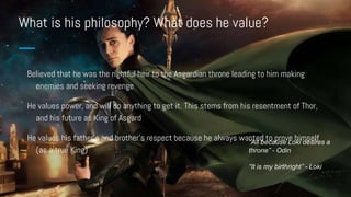 Loki character profile | PPTX